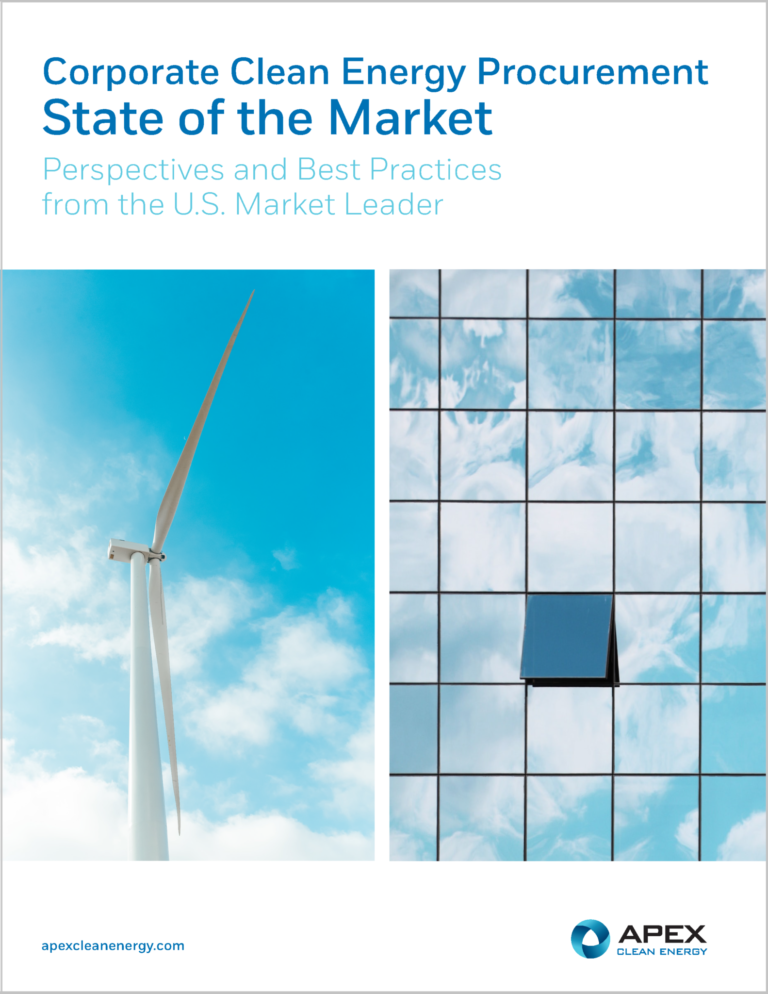State of the Corporate Clean Energy Market | Apex Clean Energy